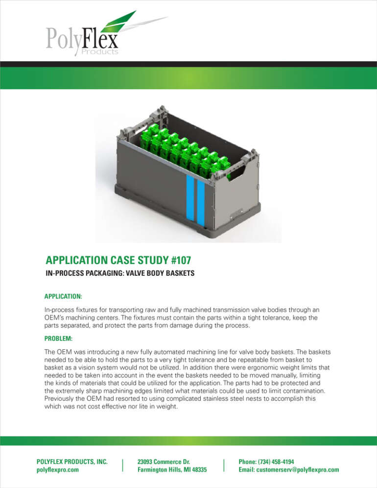 Advantages - PolyFlex Products