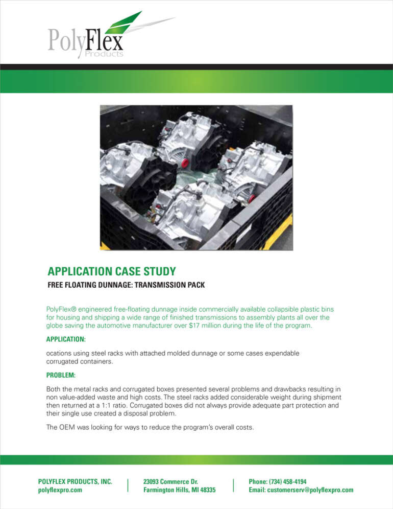 Advantages - PolyFlex Products