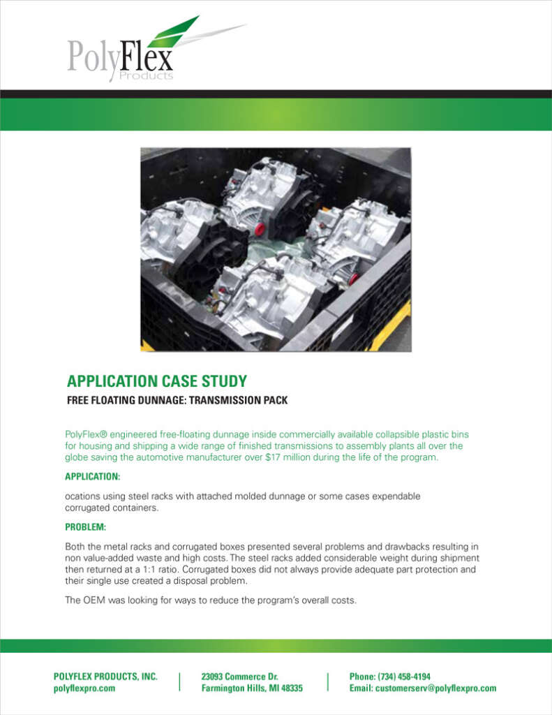 Advantages - PolyFlex Products